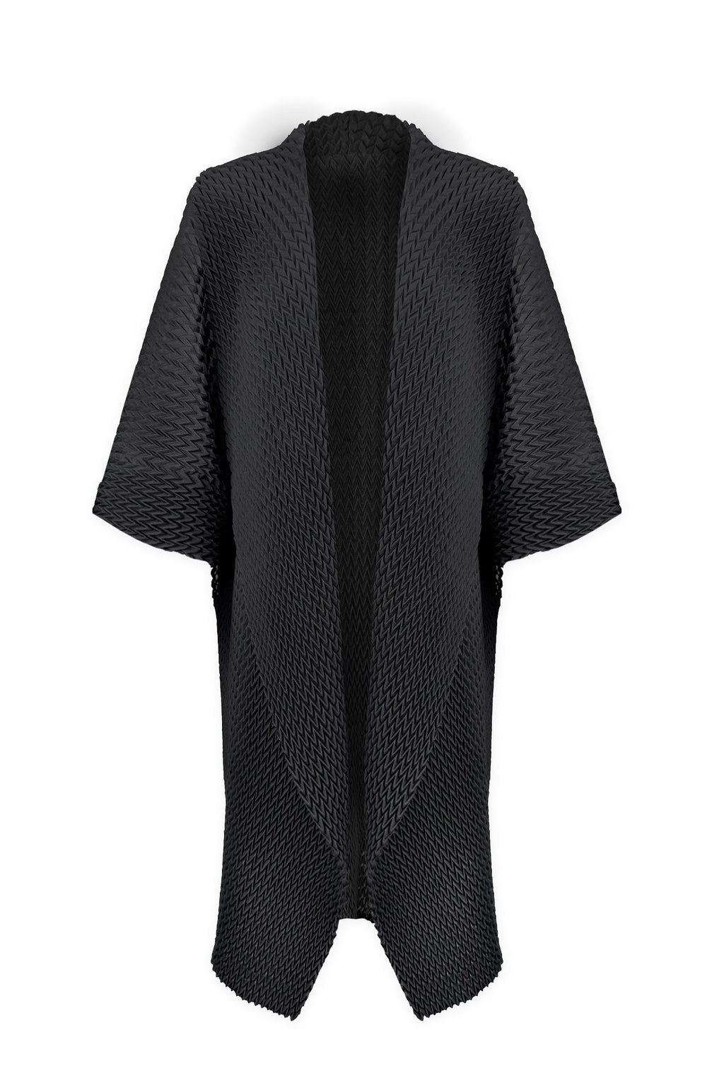 Cleo 3D Chevron Texture Duster – Wild Cosmos